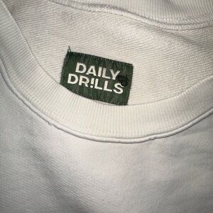 Daily Drills | Tops | Daily Drills Unisex Oversized Crewneck Sweatshirt ...